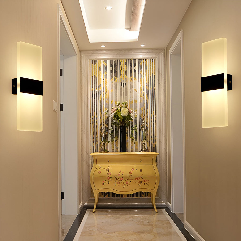 Rectangular Acrylic 6W LED Modern Wall Lamp Wall Sconce Lighting – Ceenwe